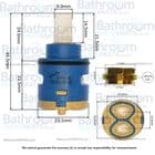 Shower Valve Diverter Cartridges & Extensions