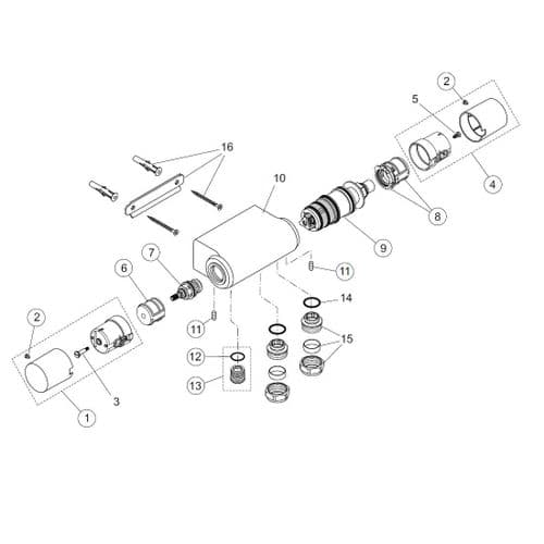 Ideal Standard Shower Bar Valves