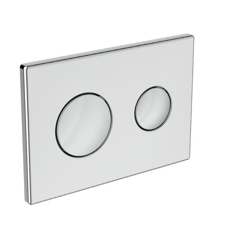 Ideal Standard Chrome Conceala 3 Dual Flush Toilet Flush Plate S1082AA