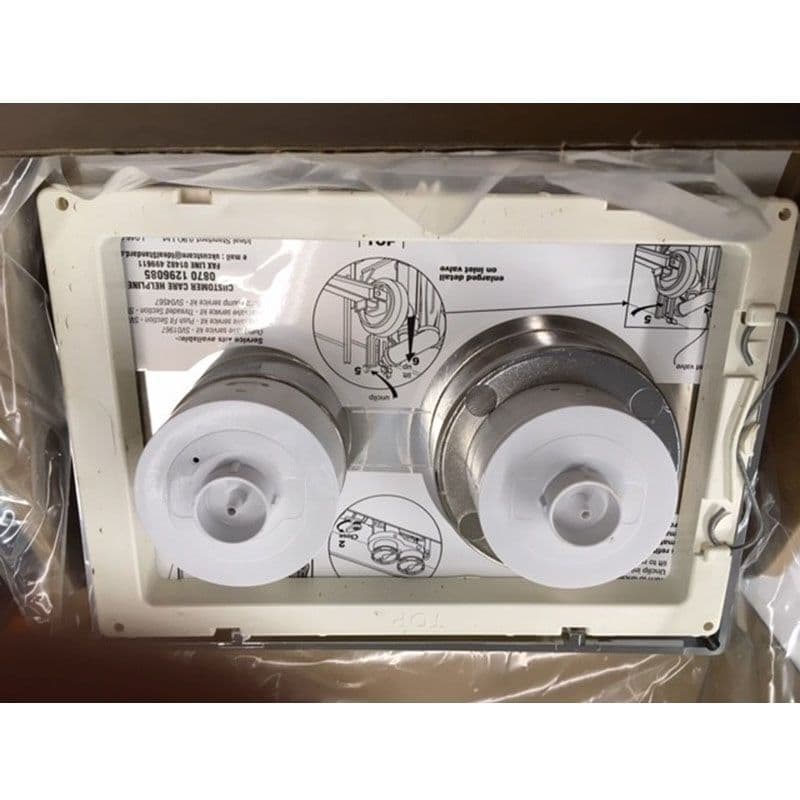 Ideal Standard Chrome Dual Flush Toilet Flush Plate S4399AA