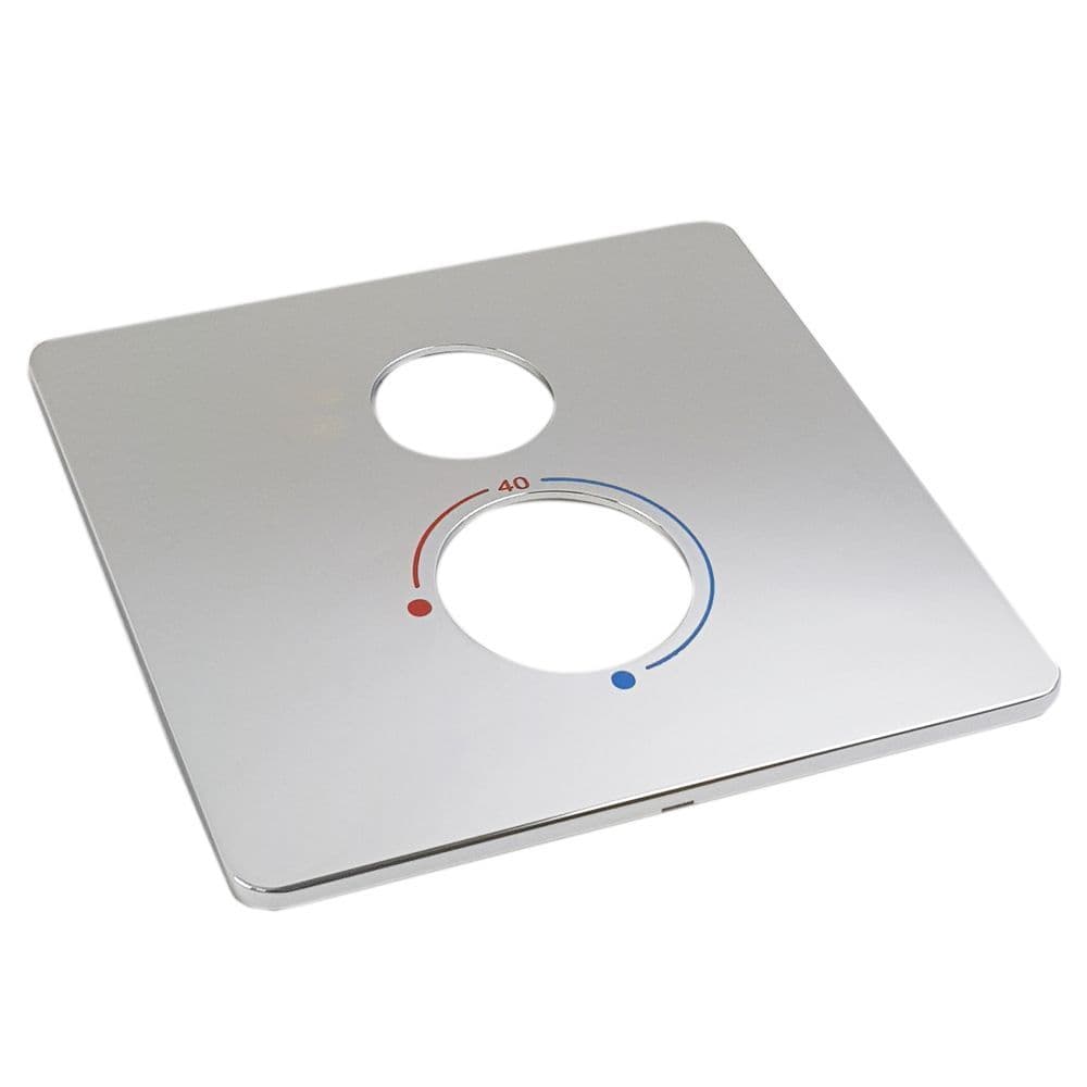 Ideal Standard Easybox Square Temperature and Flow Front Faceplate ...