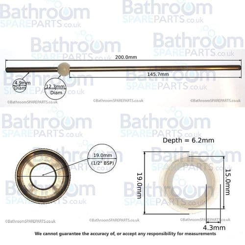 Basin Waste Pop Up Rod