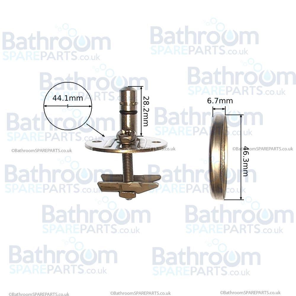 Ideal Standard Soft Close Seat Hinges for Vue Seat EV357AA Replaced by ...