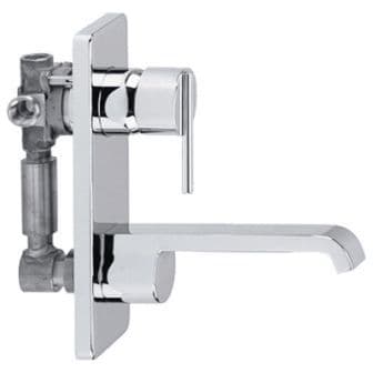 Jado Glance Single Lever Wall Basin Mixer With 20cm Spout A5406AA