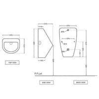 Jaquar Urinal URS-WHT-13253O Spare Parts