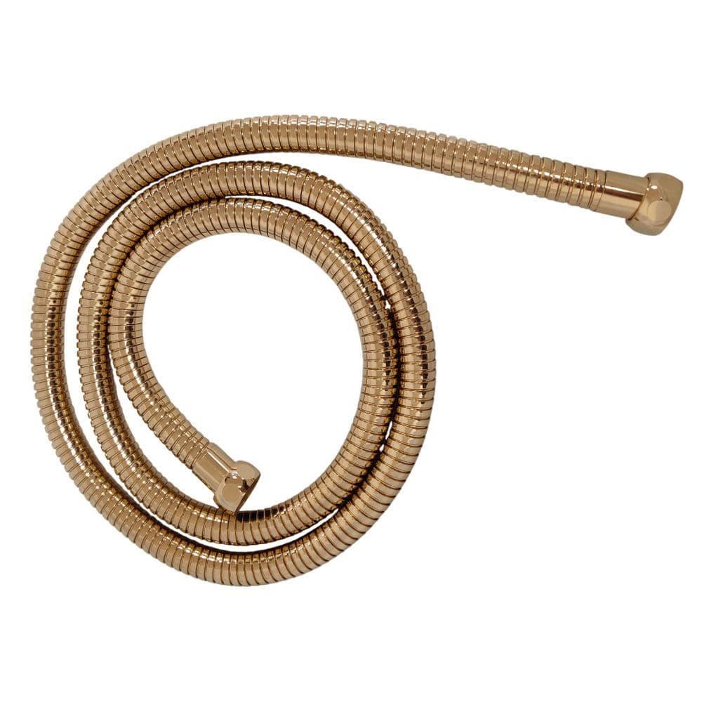 Lefroy Brooks 1 5m Antique Gold Wide Bore Flexible Shower Hose LB2101AG