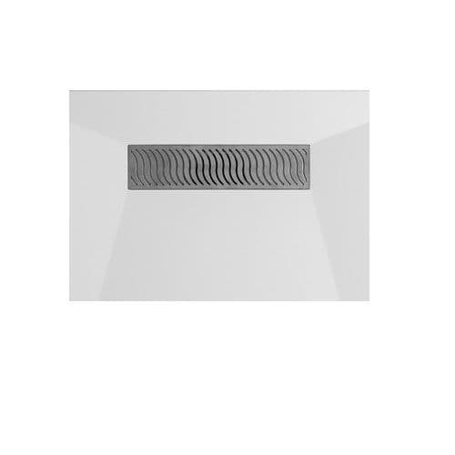 Linear Chrome Waster Cover 25mm Tray LNGRID C