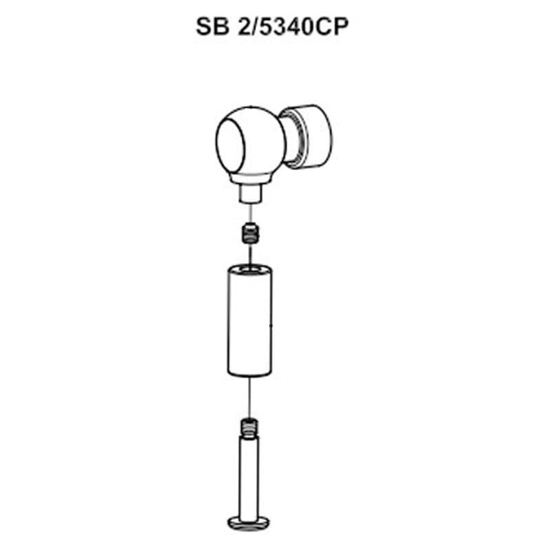 Matki Absolute2 Classic/Retro Handle Assembly - SB2/5340CP