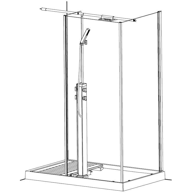 Matki Classic Walk-In WSD1500 Square Corner Shower Spare Parts 2008-2015