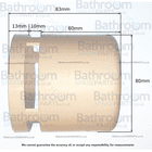 Matki LPW90 Shower Waste