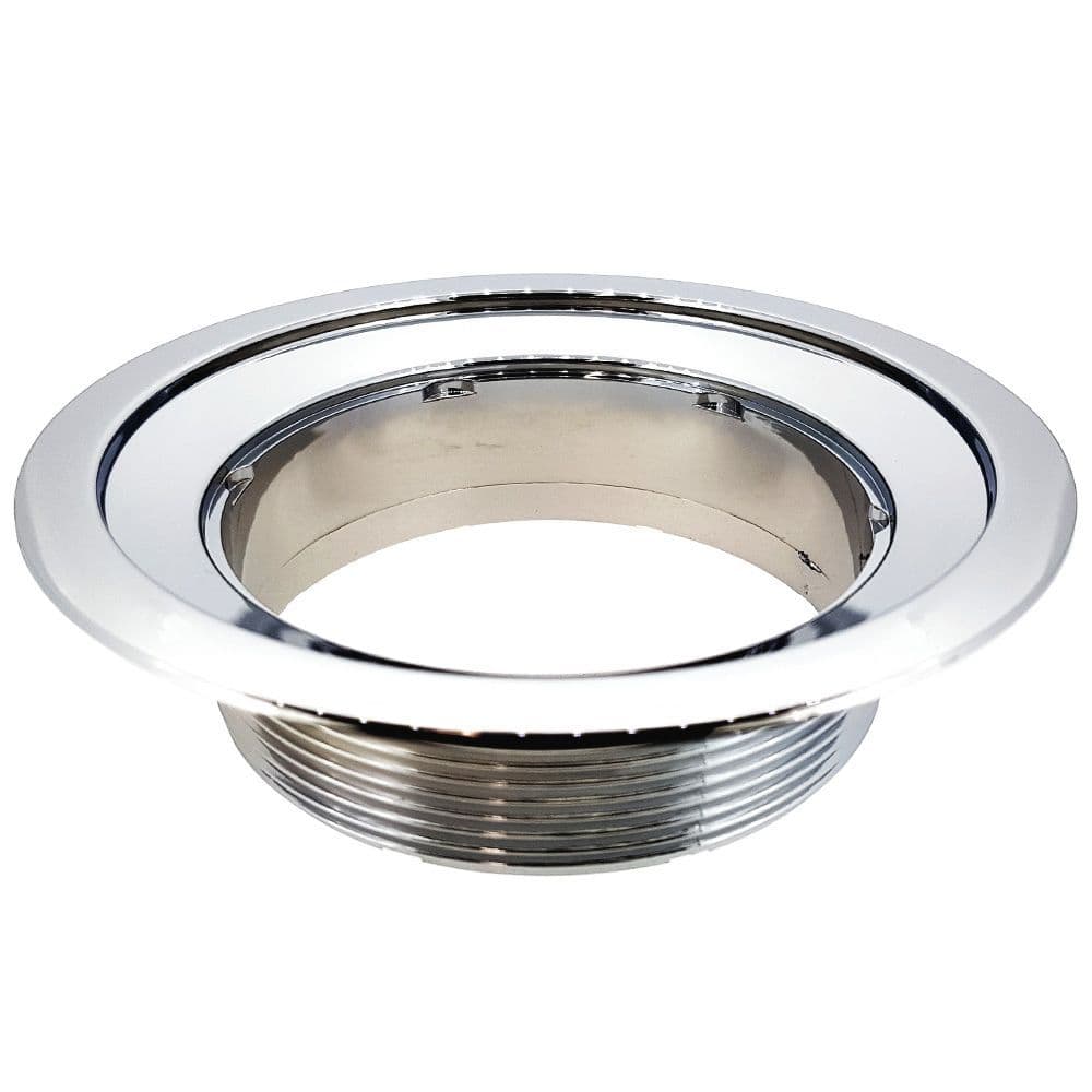 Matki LPW90 Waste Flange For Round Plate - Chrome 5953ASILVER