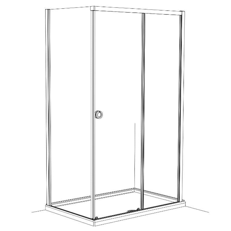 Matki New Radiance NRXSC1280 Sliding Corner Shower Door Spare Parts 2014