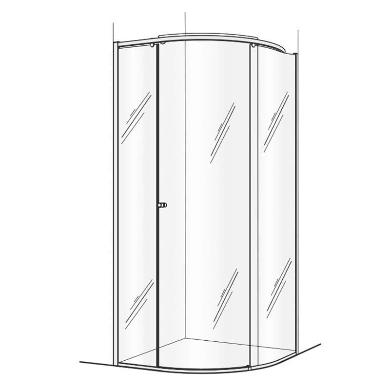 Matki-One MOC1290 Curved Shower Door Spare Parts 2015