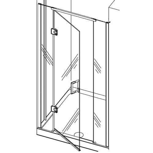 Matki Original Illusion LCR1200 Hinged Recessed Shower Door Spare Parts ...