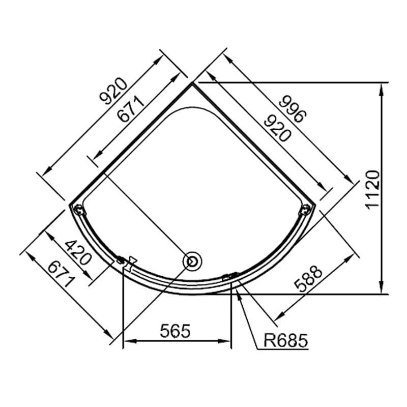 Matki Original Radiance Curved Corner Shower Door RCC Spare Parts