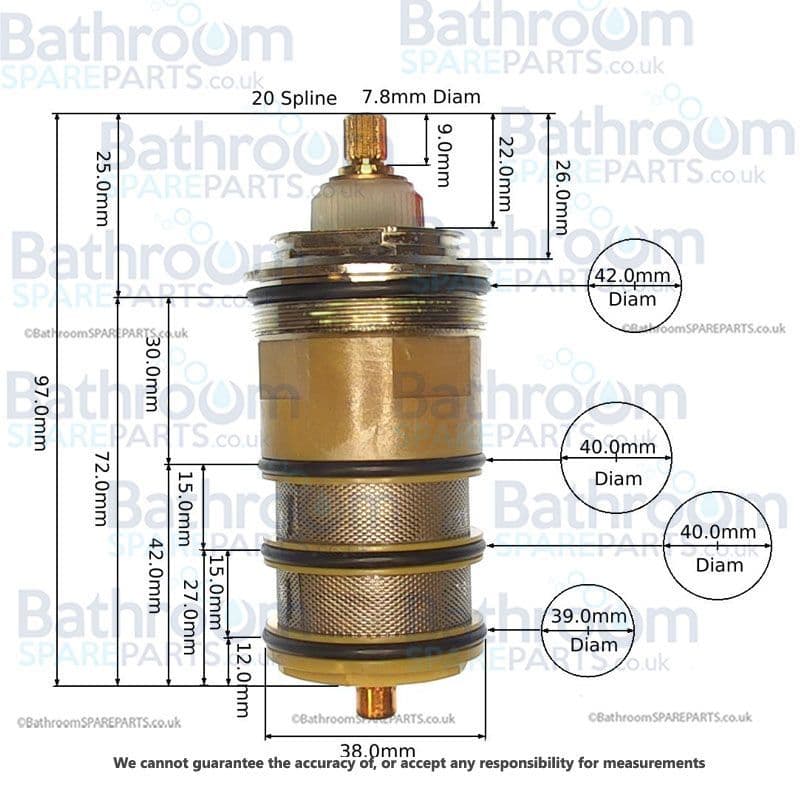 Matki Thermostatic Cartridge CS P0000000159