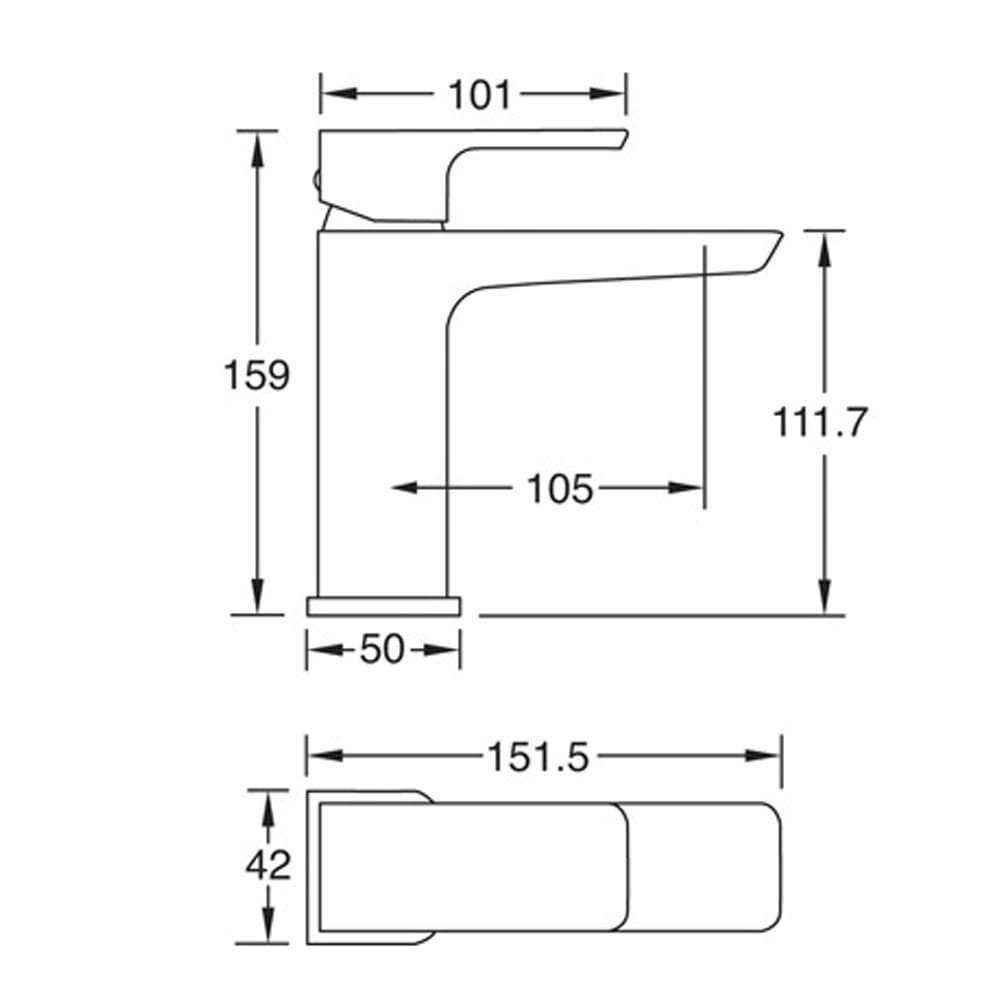 Methven Wai Basin Mixer With Waste - Brushed Brass WAIBBB Spare Parts