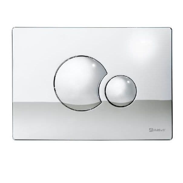 Multikwik Eclipse Chrome Dual Flush Button TRF0427E