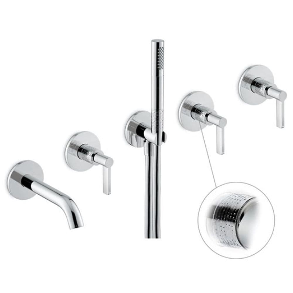 Newform Blink Chic Concealed Bath 2 Way Diverter Wall Spout & Shower ...