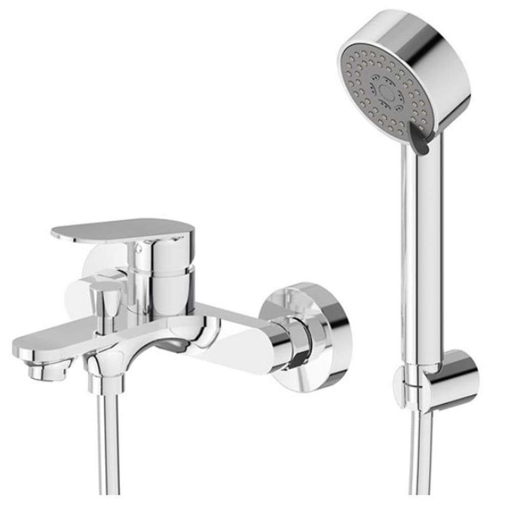 Newform Rise-Up Bath Group With Shower Holder PVC Flexible & Hand ...