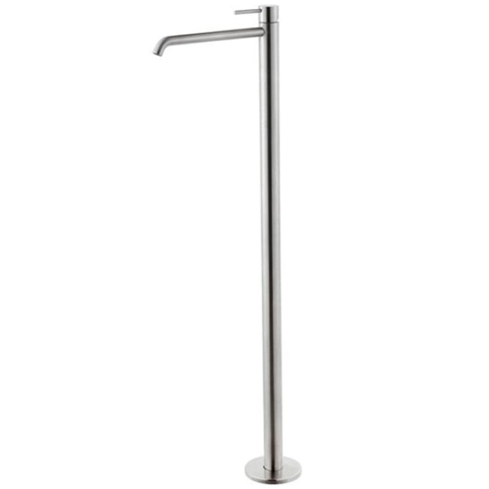 Newform X-Steel 316 Single-Lever Basin Mixer With Floor Pillar Union ...