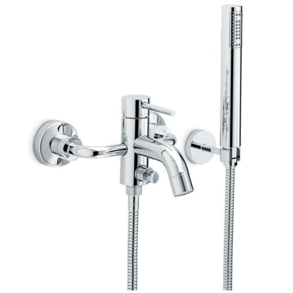 Newform XT Complete Bath Group With Fixed Shower Holder & Hand Shower ...