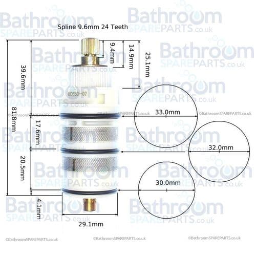 Porcelanosa Apol Inox Shower Column 100054062 Spare Parts