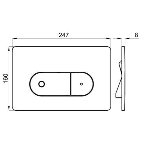 Porcelanosa Flush Plates