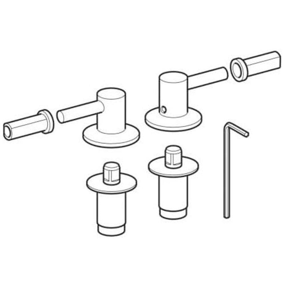 Pozzi Ginori 500 Toilet Seat Hinge Set 41969099