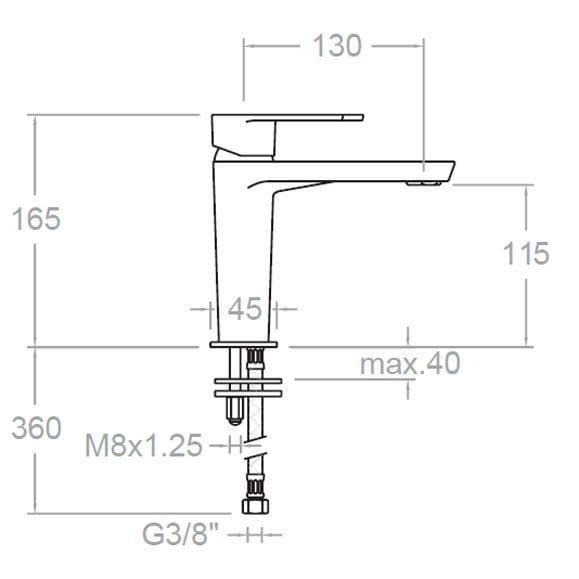 Ramon Soler Alexia High Basin Mixer Tap 3604 Spare Parts