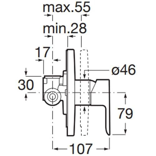 Roca Cala Built-In Shower Mixer A5A226EC00 Spare Parts
