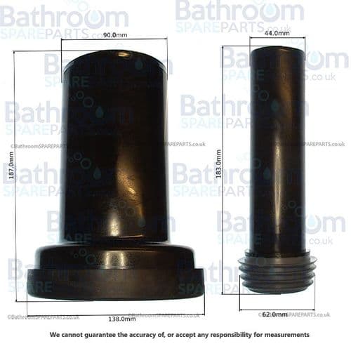 Roca Toilet Flush Pipe And Pan Connectors