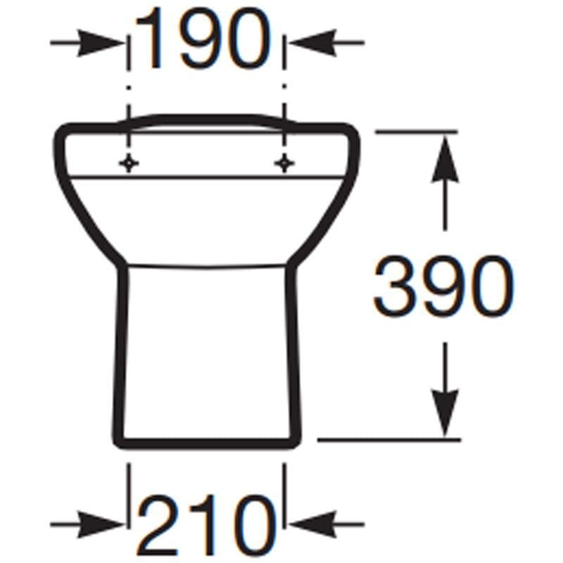 Roca Laura Single Floorstanding WC With Dual Outlet A347396000 Spare Parts