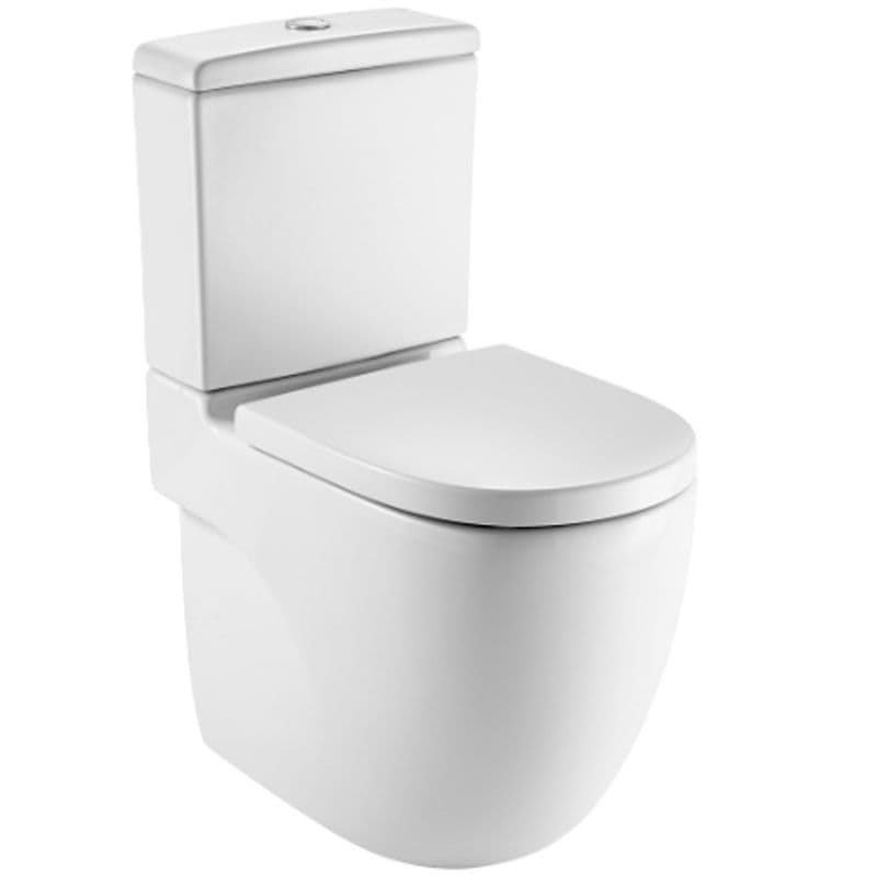 Roca MERIDIAN-N Back To Wall Vitreous Close-Coupled WC Dual Outlet ...