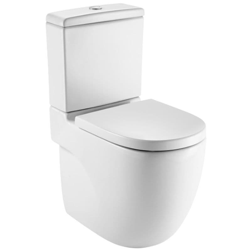 Roca MERIDIAN-N Back To Wall Vitreous Close-Coupled WC Dual Outlet ...