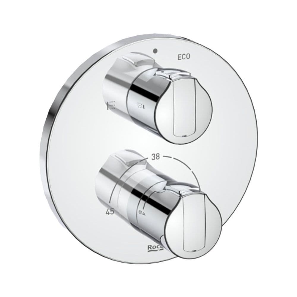 Roca T-1000 Complete Built-In Shower Thermostatic Bath Mixer A5A0D0900