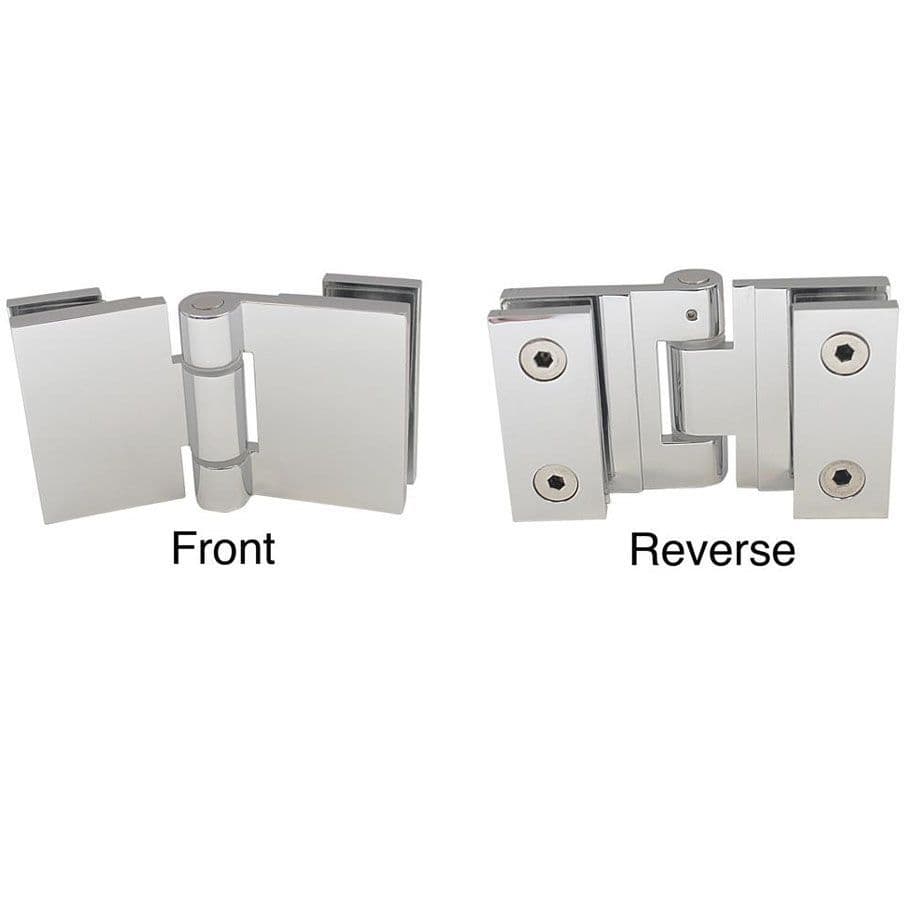Roman Showers Abv Bathscreen Hinge Brass Chrome Plated RMC0203
