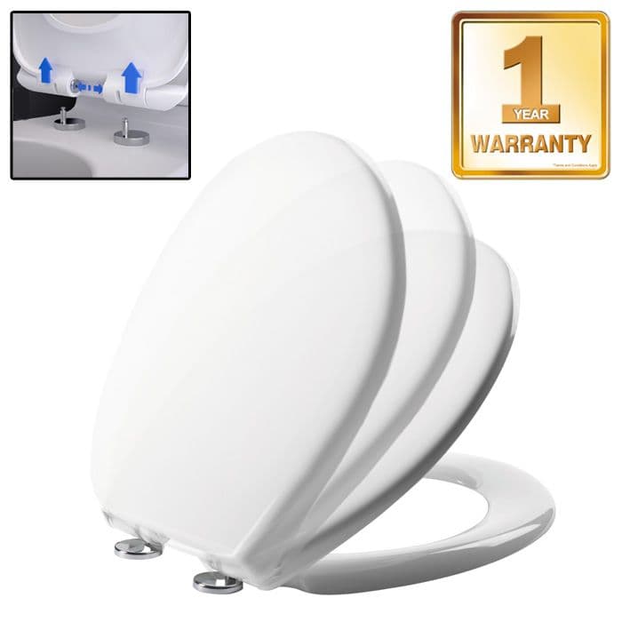 Shires Unison 2 Soft Close Quick Release Toilet Seat & Cover White U411301