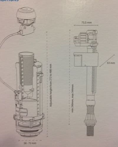 SIAMP Flush and Fill Valve Spares