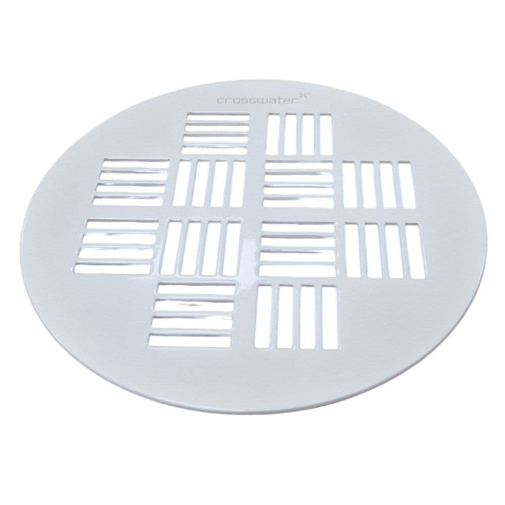 Simpsons Creo Shower Waste Cover White CREOWASTEW