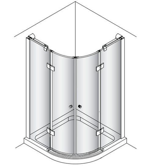 Simpsons Design Quadrant Double Door Shower Enclosure Spare Parts