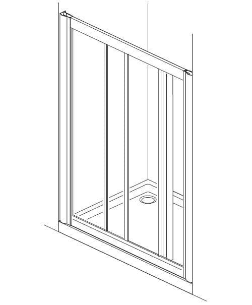 Simpsons Supreme Single Slider Shower Door 7345 Spare Parts