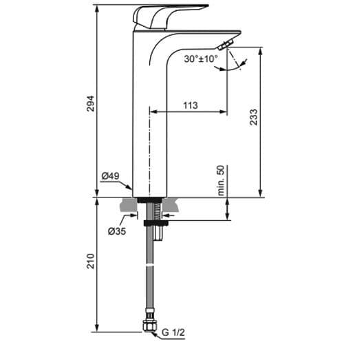 Sottini Single Lever Basin Taps