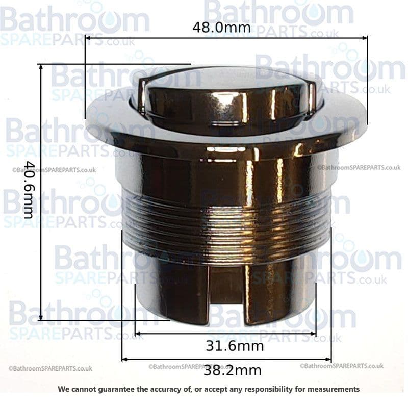 Sottini Santorini Push Button Dual Flush - Short Ratchet EV343AA