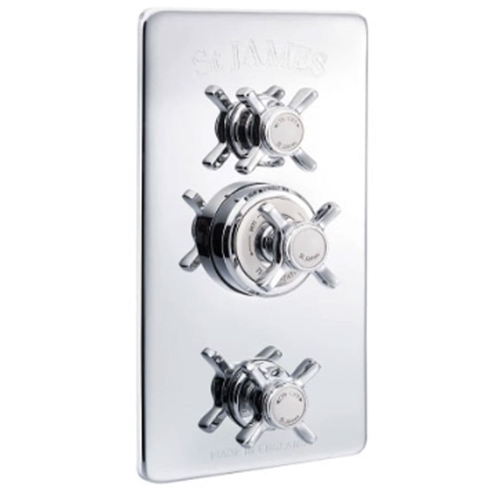 St James Classical Concealed Thermostatic Valve Integral Flow England ...