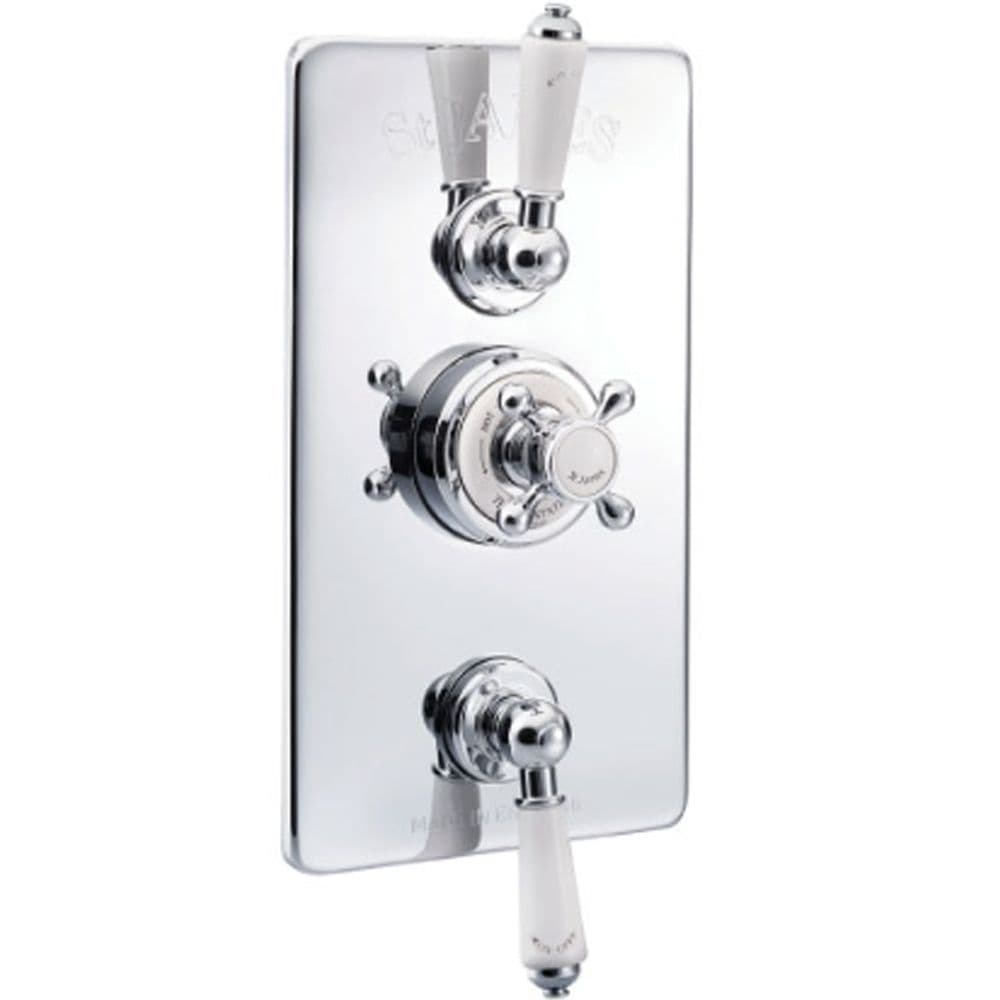 St James Classical Concealed Thermostatic Valve Integral Flow London ...