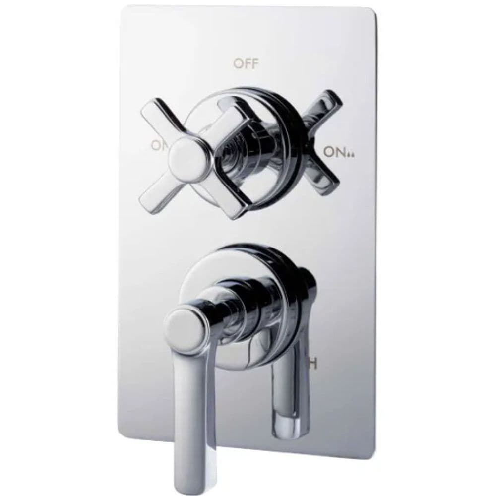 St James Stratton Concealed Two Outlet Thermostatic Valve Chrome ...