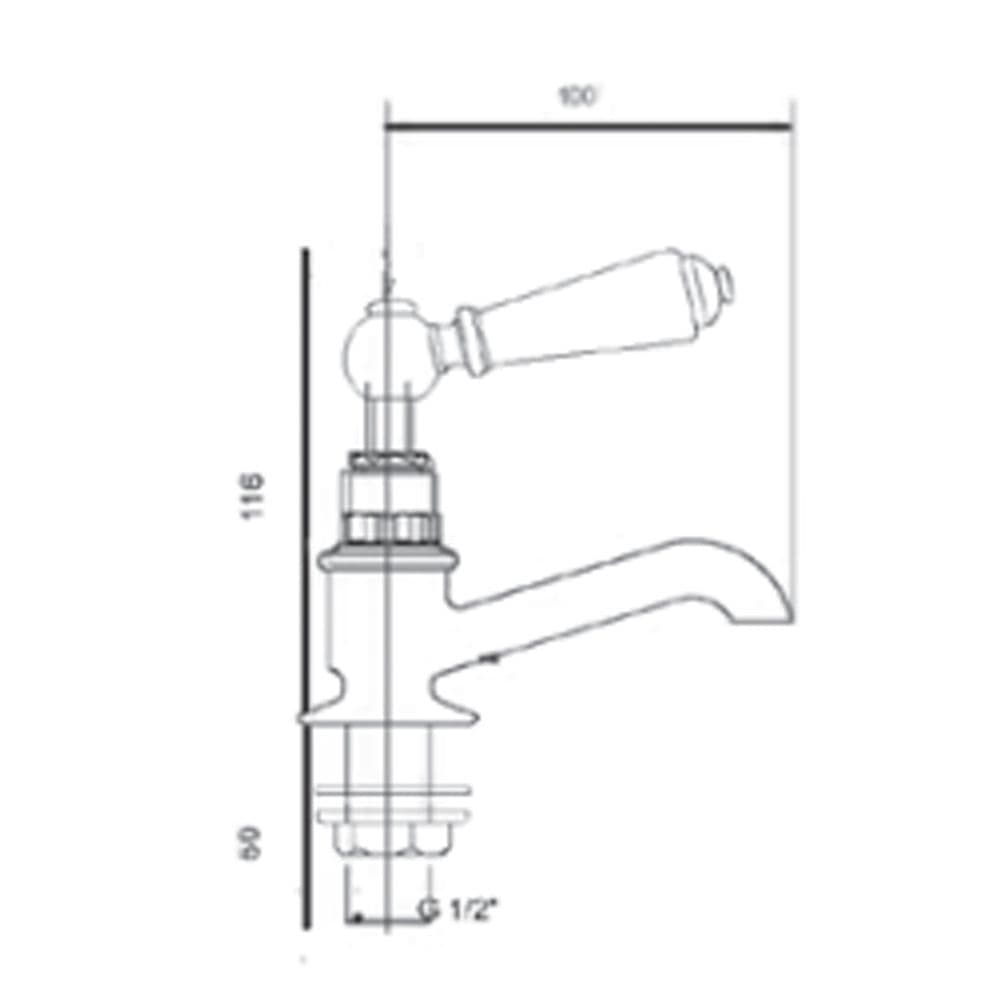 St James Traditional Basin Taps London Lever Chrome SJ151CPLL Spare Parts