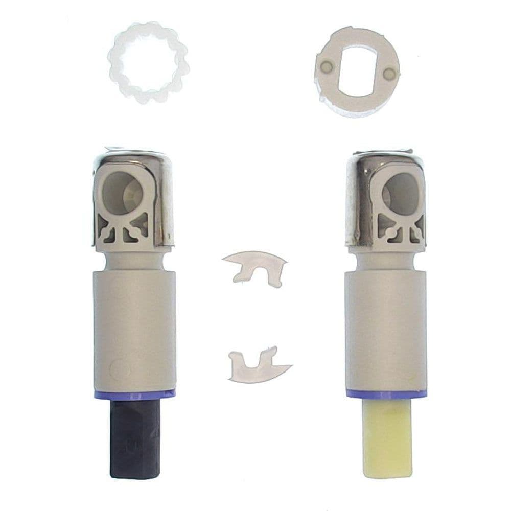 Toilet Seat Soft Close Damper Set Stainless Steel Caps 409706 409208