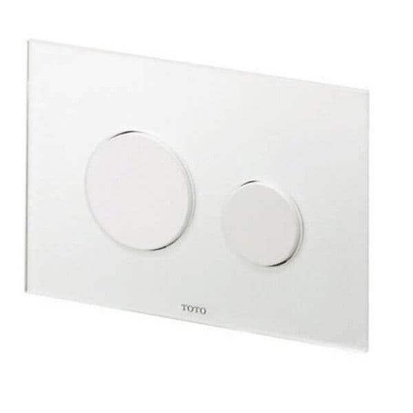 TOTO Push plate in combination with Tece installation frame - white E00022